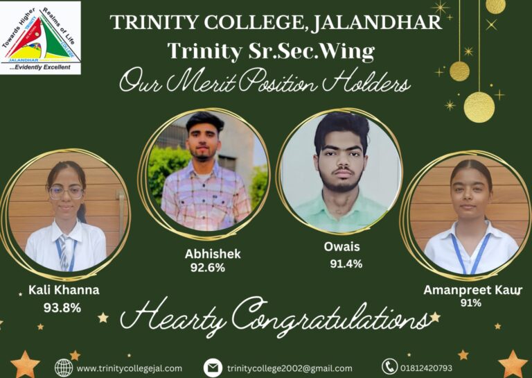 Senior Secondary Wing | Trinity College