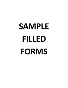 sample Forms | Trinity College